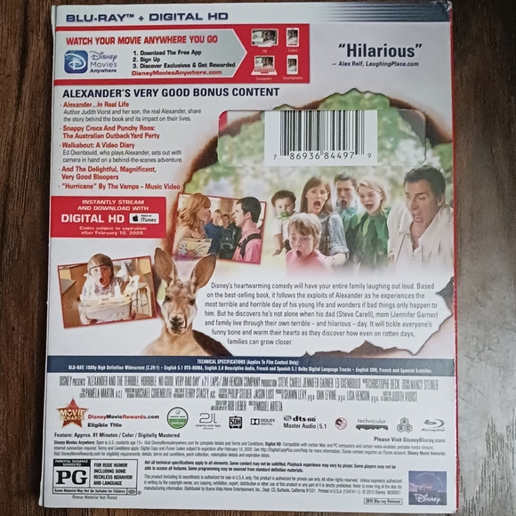 Disney | Media | Disney Alexander The Terrible Horrible No Good Very ...